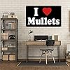 Amazon.com : I Love Mullets Flag I Heart Mullets Flag - 3x5 Feet Funny ...