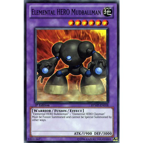 Buy RYMP-EN018 1st Ed Elemental Hero Mudballman Common Card Ra Yellow ...