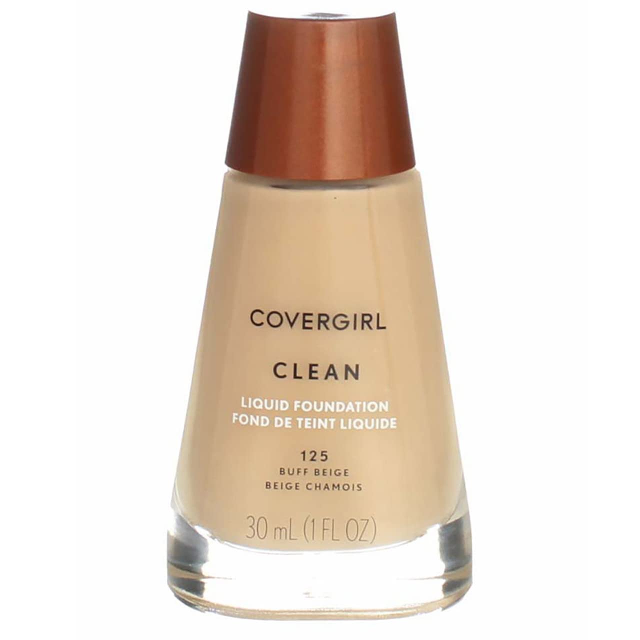Amazon.com: CoverGirl Clean Liquid Foundation, # 125 Buff Beige, 1 ...