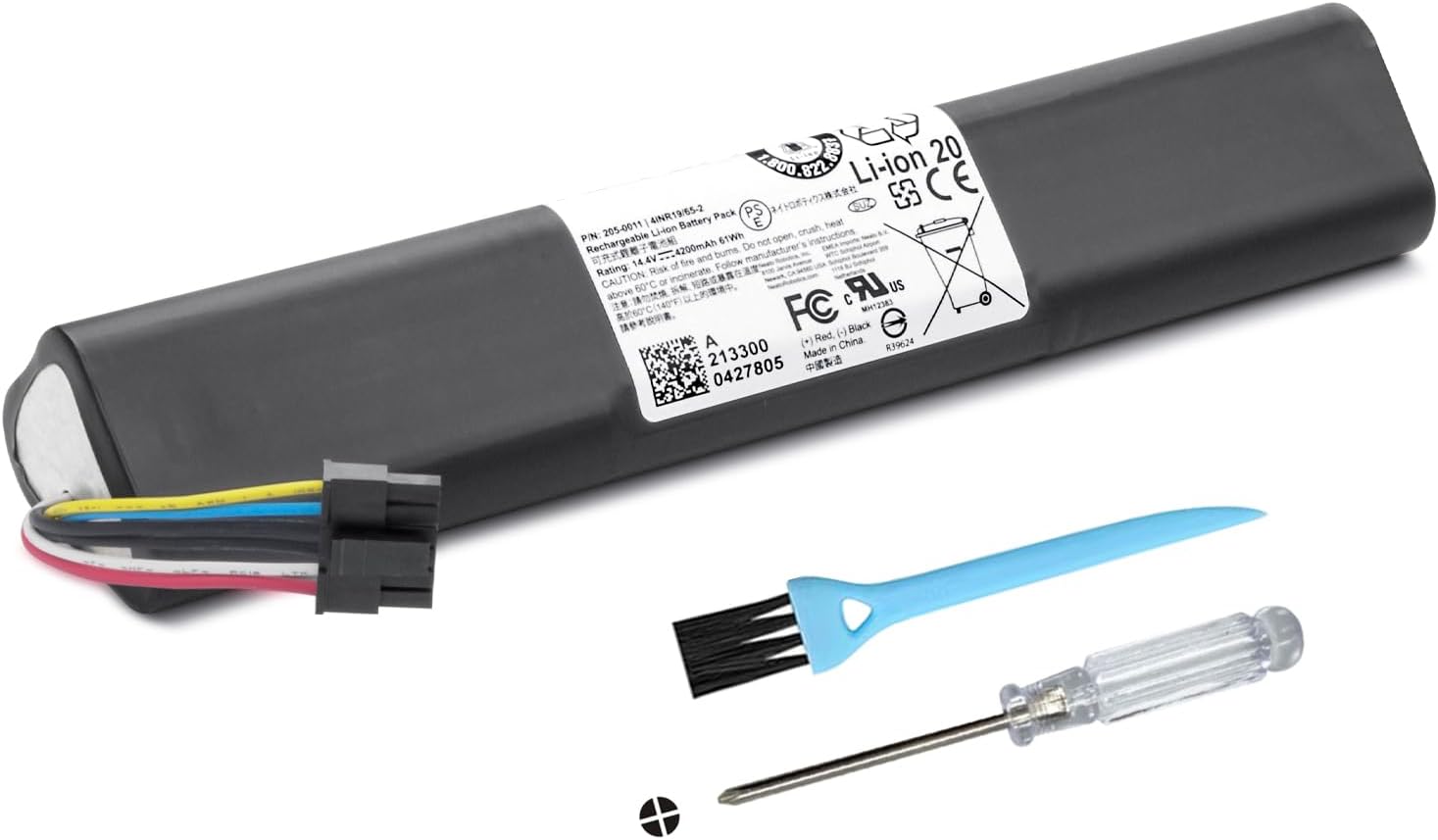 Amazon.com: 205-0011 4200mAh Battery for Neato D3 D4 D5 D6 D7 D3+ D301 ...