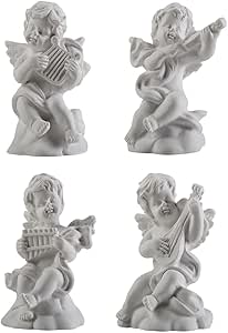 Amazon.com: URMAGIC Mini Angels Figurines(4 Pack),2.7 Inch Cherubs ...