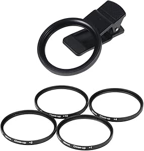 Amazon.com: NovelGoal 52mm Professional Phone Camera Clip with Macro ...