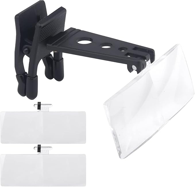 Amazon.com: UXELY Magnifier Magnifying Lenses Magnifying Glass Clip On ...