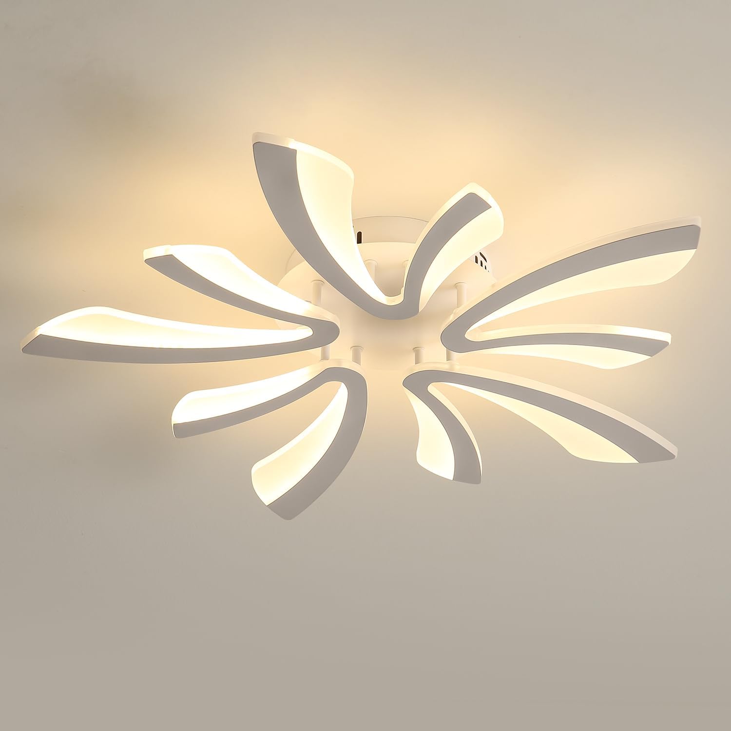 Comely LED Ceiling Light Modern, 50W 5025LM LED Ceiling Lights, Acrylic ...