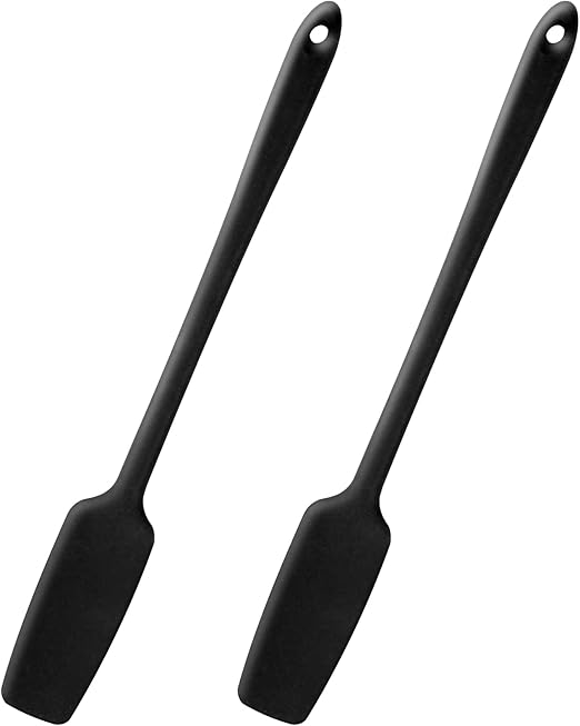 Dylan-EU Non Stick Jam Spatula 2 Pieces Silicone Jar Spatula Heat ...