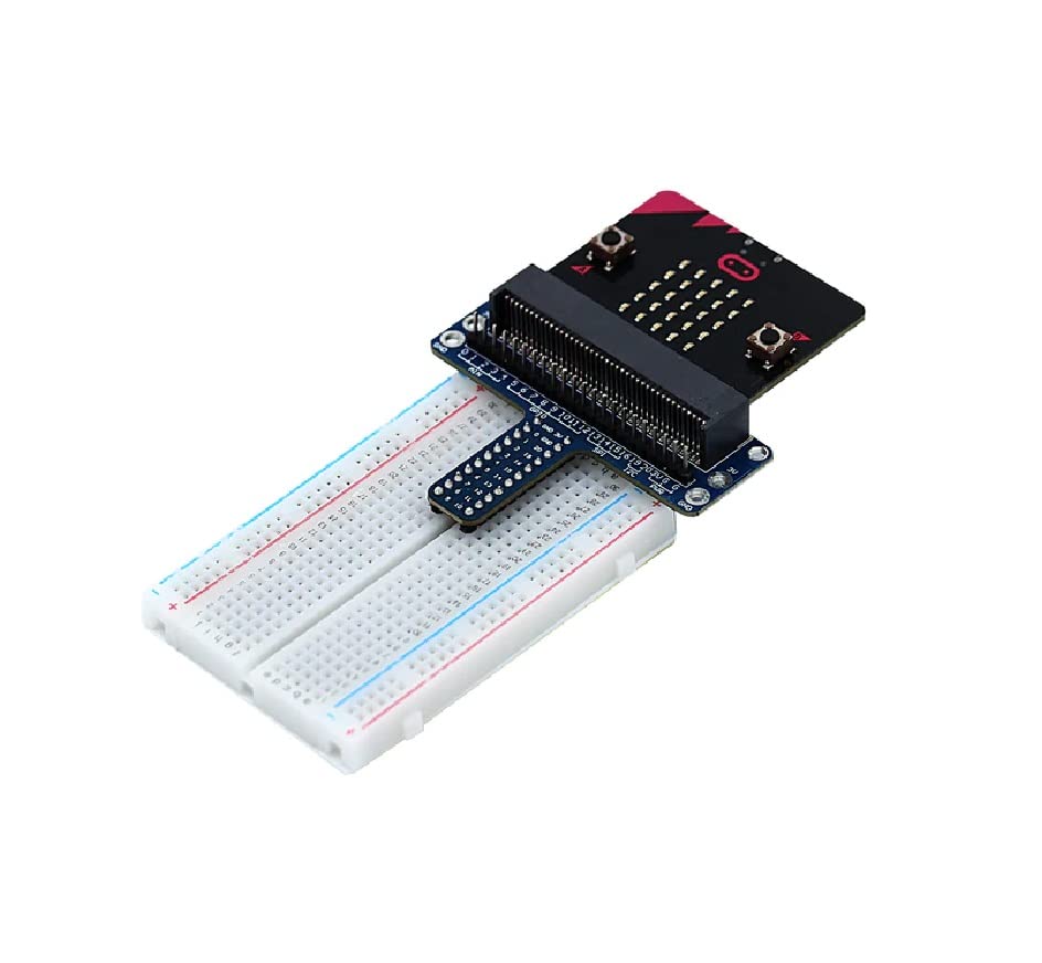 SB Components BBC micro:bit v2 with Breadboard Adapter, Breadboard ...
