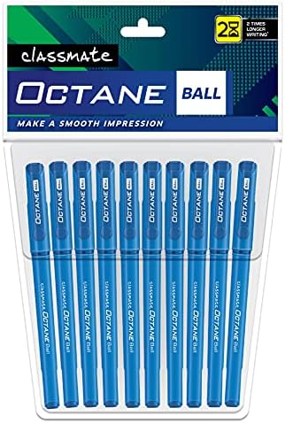 Classmate Hook- Blue & Black Ball Pens (Pack of 25) |Smooth & Fast ...