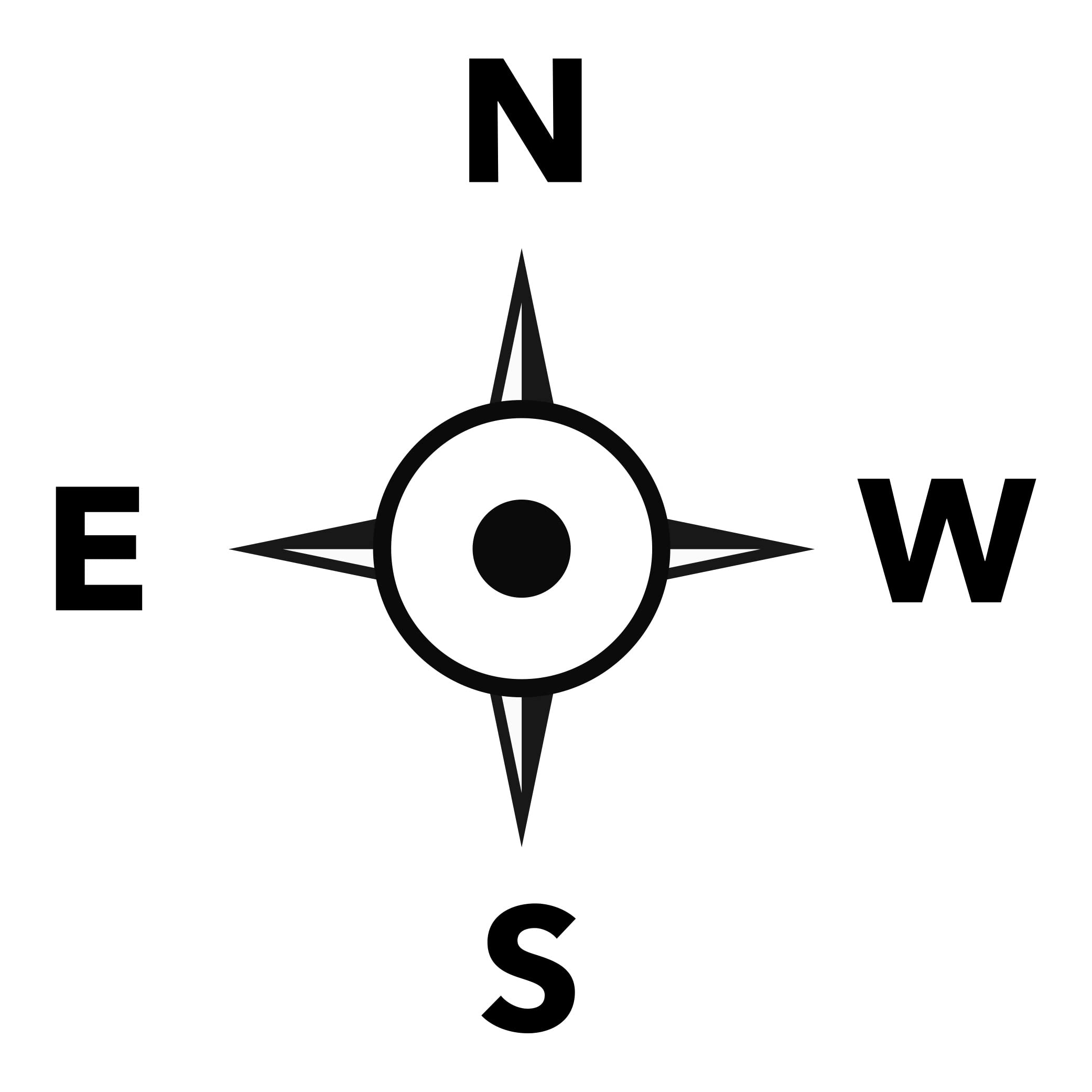 Amazon.com: Crane Directional Compass Sticker (1, 6") : Industrial ...