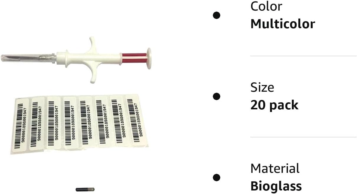 20-Pack ISO Compliant Transponder RFID Microchip Tag Nepal | Ubuy