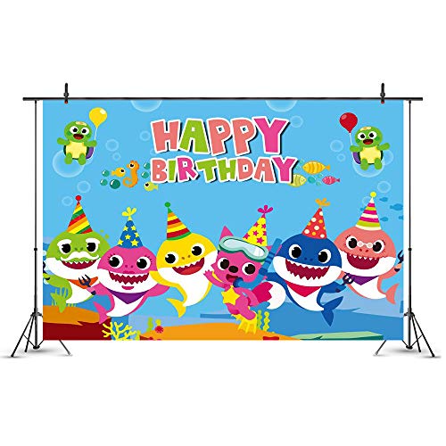 Baby Shark Backdrop for Photography Undersea World Whale Shark - Want ...