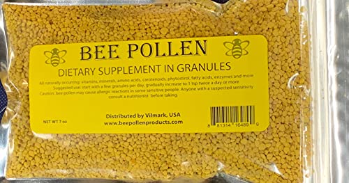 BEE Pollen 100% Pure Natural Bee Pollen Granules 7 oz - Insect Gourmet ...