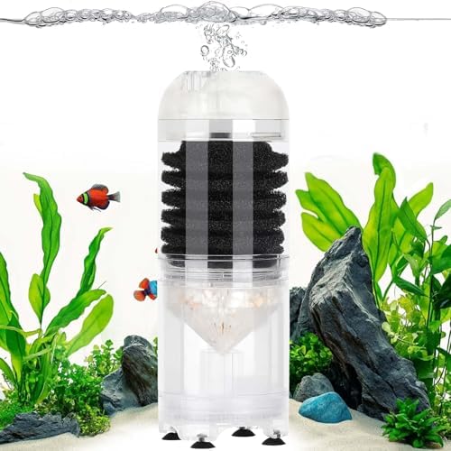 Amazon.com : fishkeeper Aquarium Sponge Filter, Submersible Fish Tank ...
