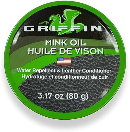 Amazon.com: Griffin Mink Oil for Leather Boots 3.17oz – Premium Formula ...