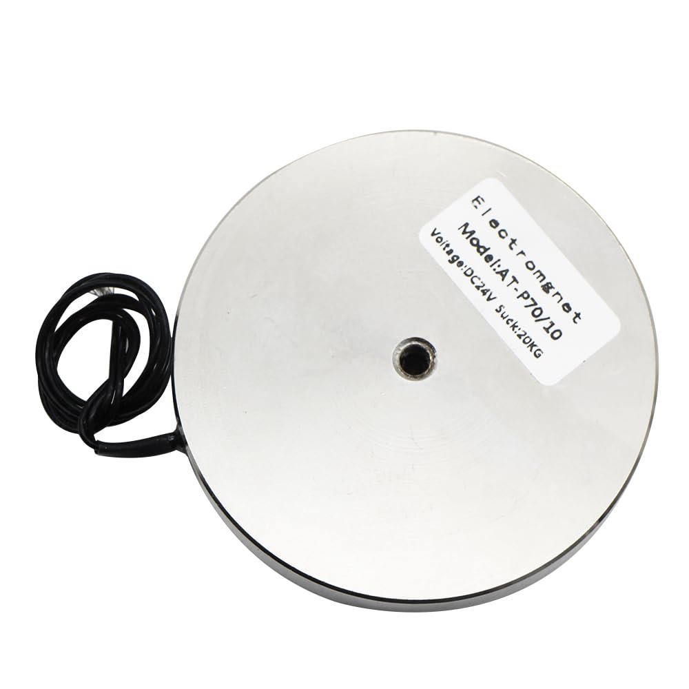 Snapklik.com : 70 X 10mm-DC24V Suck:20KG Solenoid Lifting Cylinder ...