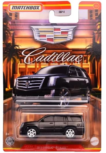 Amazon.com: Matchbox 2015 Cadillac Escalade Black 1/12 1:64 Scale ...