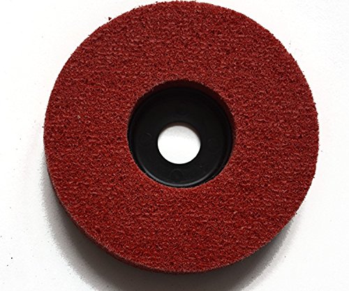Wolcut Non Woven Mat Wheel Red color full hard Size 6x0.5 - Pack of 125 ...
