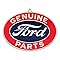 Amazon.com: Ford Motors Embossed Metal Sign - Vintage Blue Ford Sign ...