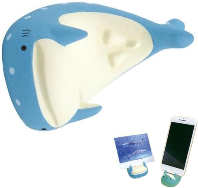 Cyrank Cell Phone Stand, Shark Shape Small Desk Phone Holder Cute Phone ...