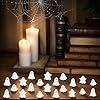 Amazon.com: FESTGLOX 50Pcs Mini Resin Ghosts, Small Ghost Figurines ...
