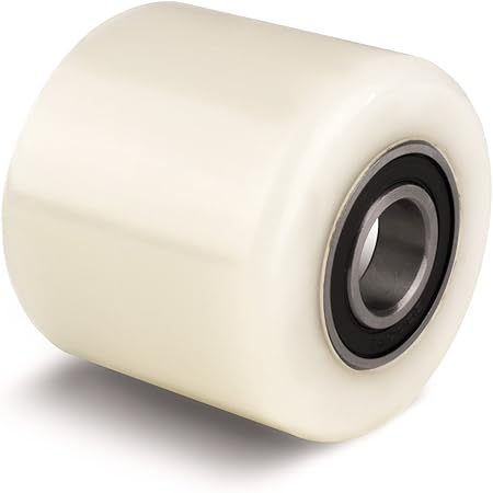 Set of 4 x Pallet Truck Rollers (4-pack kit, Diameter 82mm Width 70mm ...