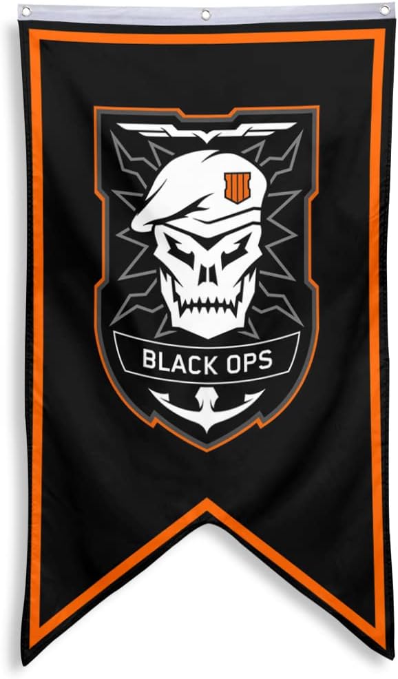 Amazon.com: Bayyon Black Ops Banner Flag 30x50 Inch Man Cave Home ...