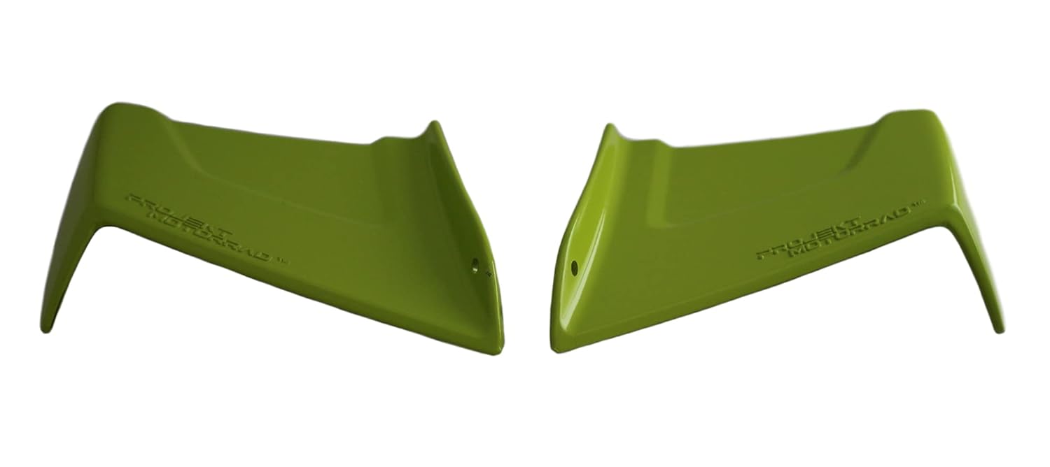 Projekt Motorrad™ PRO Canard Fluorescent Green Winglet for Yamaha R15 ...