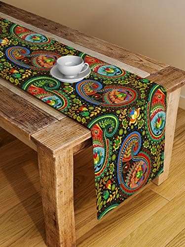 Buy Alina Decor Polyester Canvas Digital Printed Table Runner for ...
