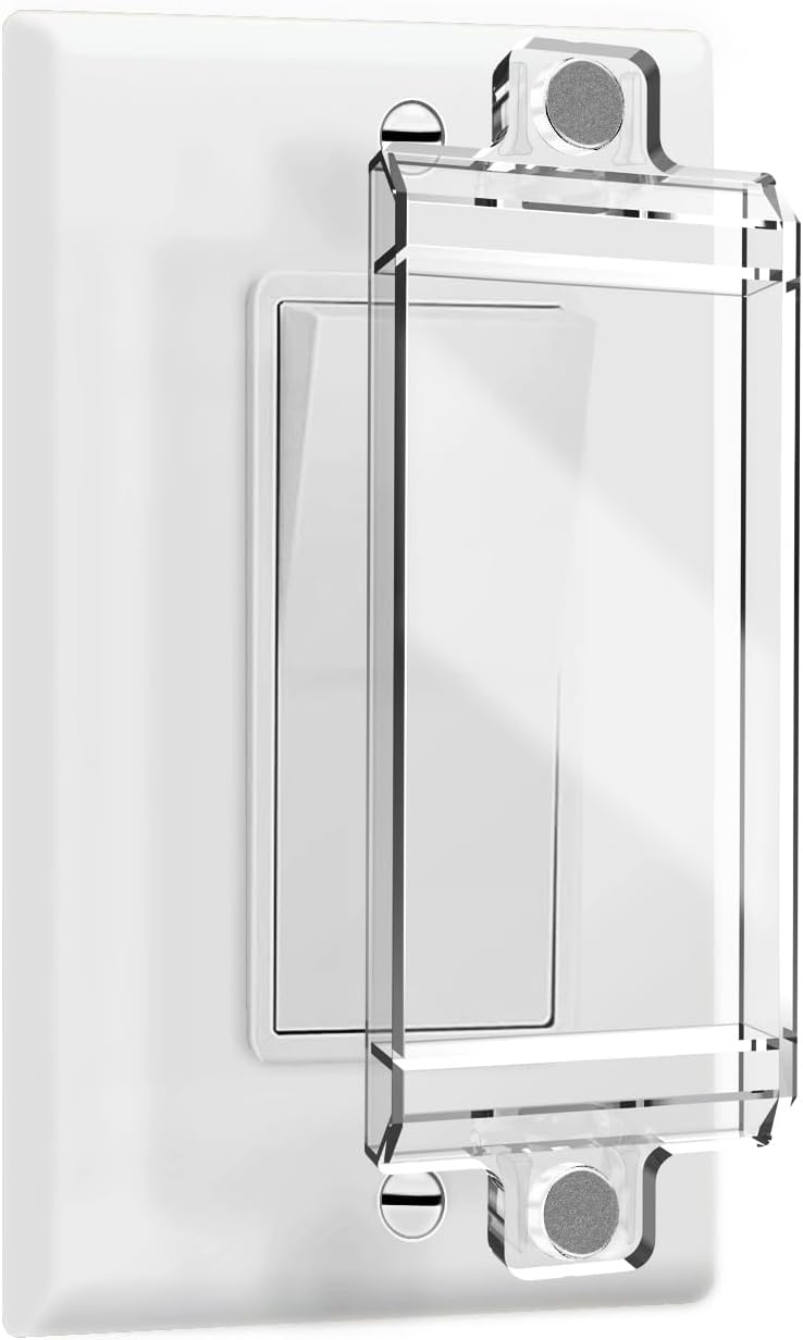 Amazon.com: Rocker Switch Plate Cover Guard, ILIVABLE Child Proof Light ...