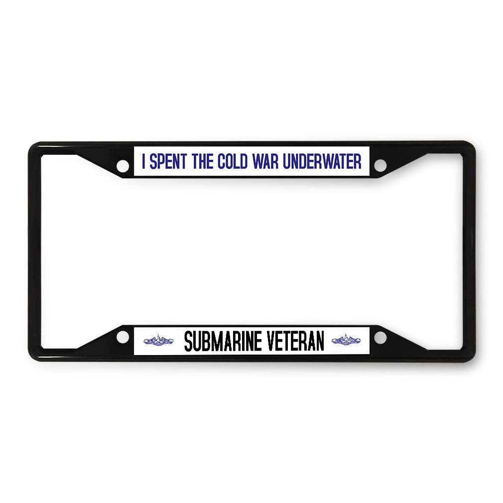 Amazon.com: Sign Destination Metal License Plate Frame Cold War ...