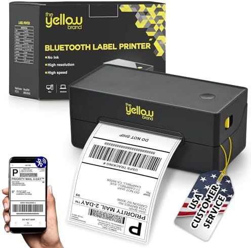 Amazon.com: Mvgges Bluetooth Thermal Shipping Label Printer, 4x6 Label ...