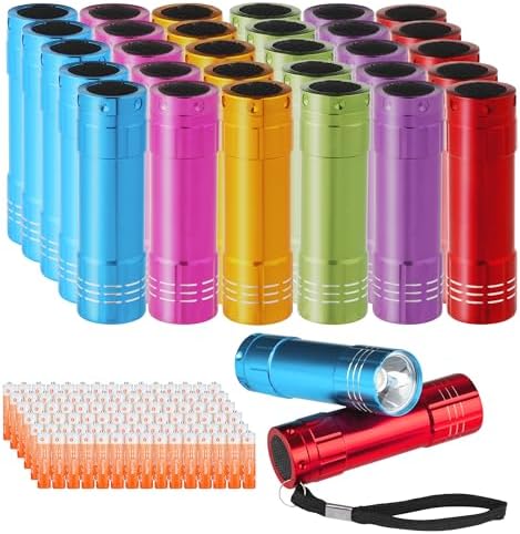 KunHe 30 Pack Mini Bulk Cheap Flashlights Aluminum LED Handheld Torches ...