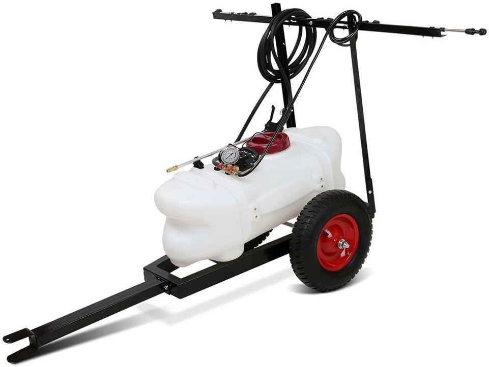 Giantz Weed Sprayer 100L Garden Weeds Killer Spot Sprayers Pump Pressure Lawn Plants Mist Boom ...