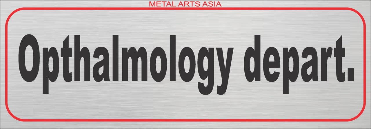 Metal Arts Asia Stainless Steel Engraved Signage l Opthalmology ...