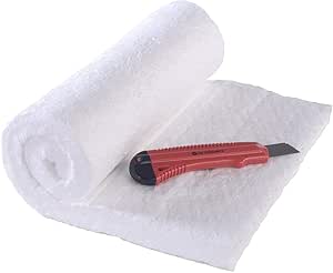 Amazon.com: CM-Ceramics 24" x 12" x 1" 2400 F. 8 Pound Ceramic Fiber ...