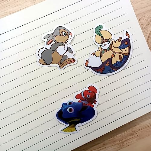 100PCS Cute Classic Cartoon Characters Stickers Packs for Water Bottles ...