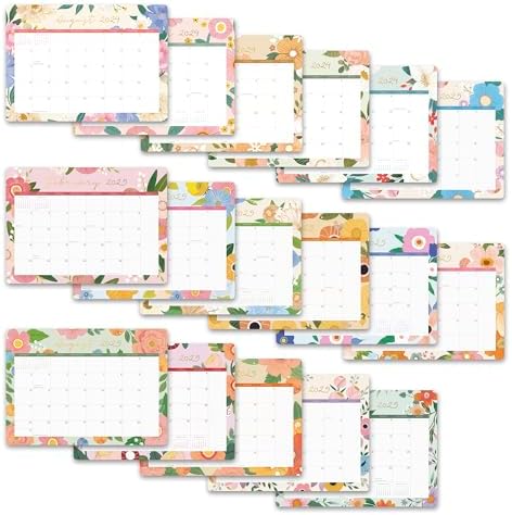2025 Calendar Bella Flora Monthly Desk Pad Orange Circle Studio 25050 ...