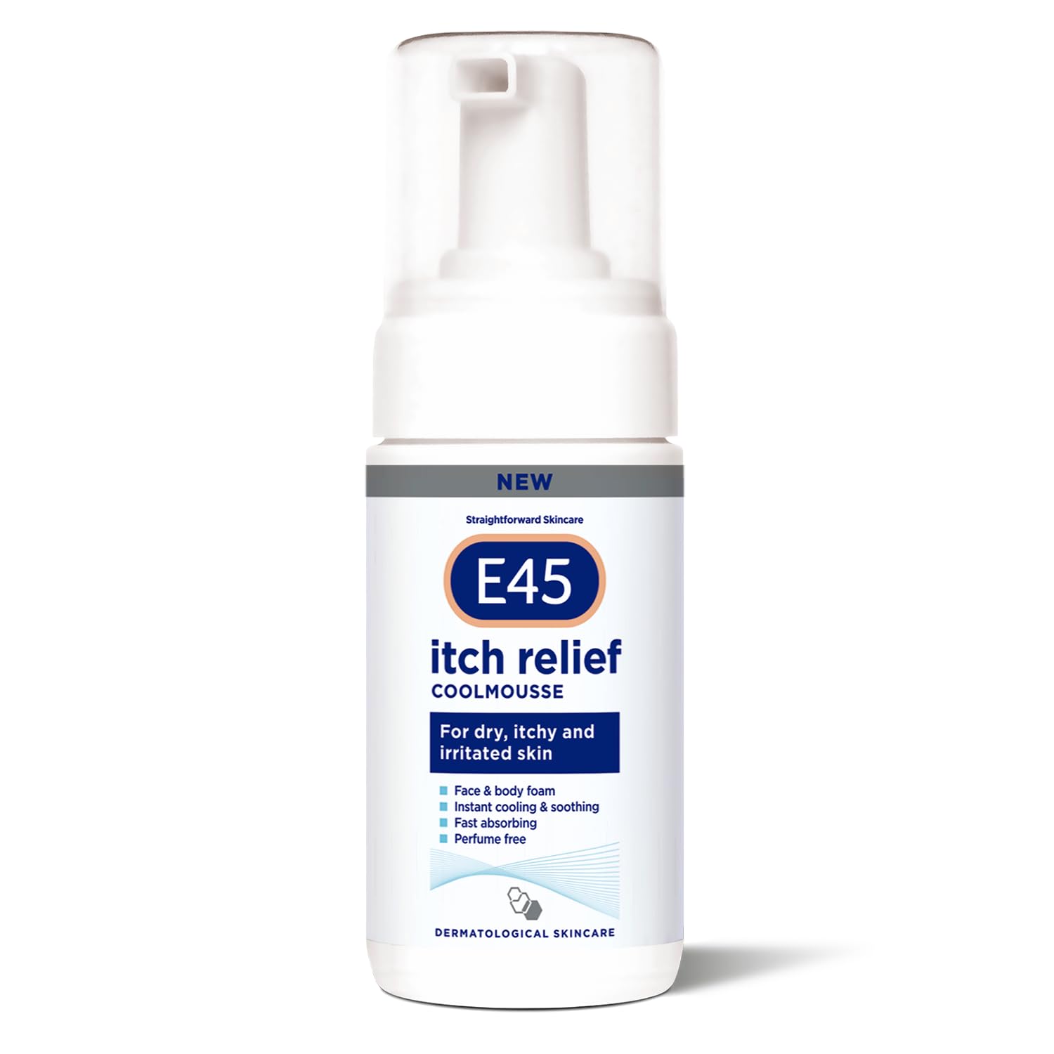 E45 Itch Relief Coolmousse 100ml – Face and Body Foam for Dry Skin ...