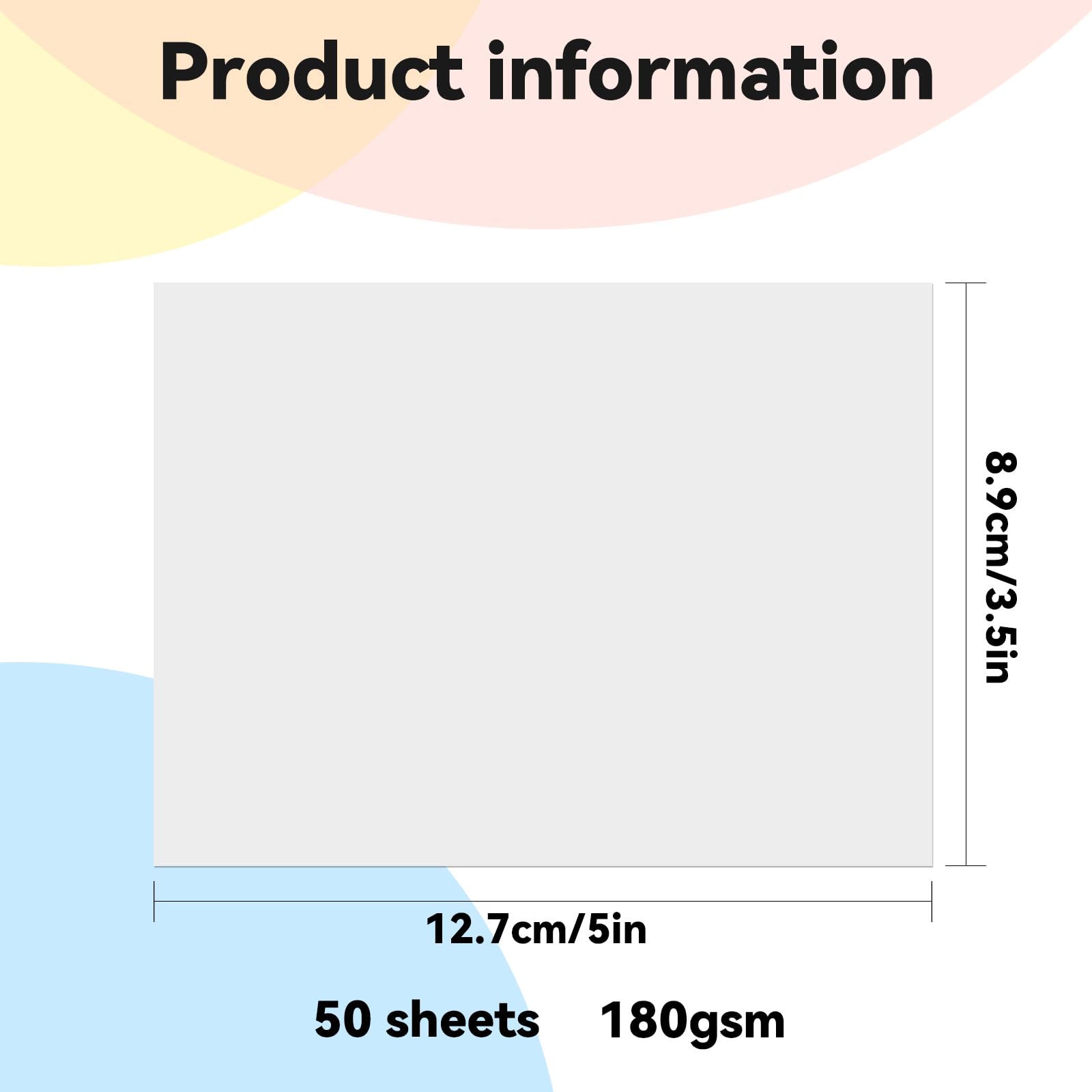 Snapklik.com : 50 Sheets Photo Paper, 3.5 X 5 Inch Premium Photo Paper ...