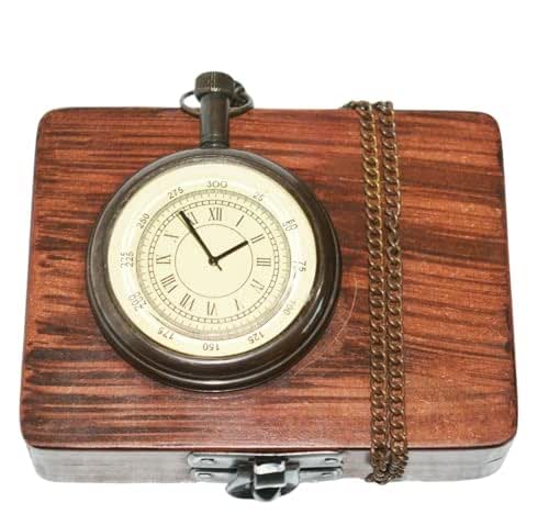 Amazon.com: UNIQUE NAUTICAL GENIUS Antique 2" Marine Pocket Watches ...