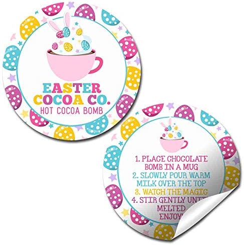 Amazon.com: 120 Pcs Christmas Hot Cocoa Bomb Sticker Labels 1.5 Inch ...