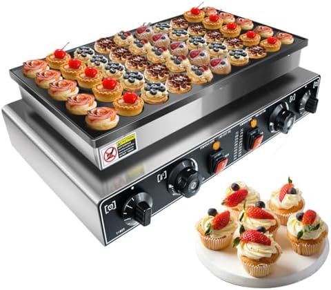 Amazon.com: 50PCS Mini Dutch Pancake Baker, 110V 1900W Commercial ...