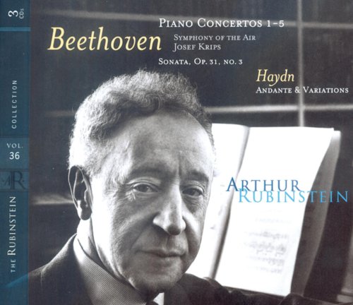 Rubinstein Collection, Vol. 36: Beethoven: Piano Concertos Nos. 1-5 ...