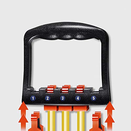 ZoneYan 5 Tubes Chest Expander, latex Pull Stretcher, Chest Muscle ...