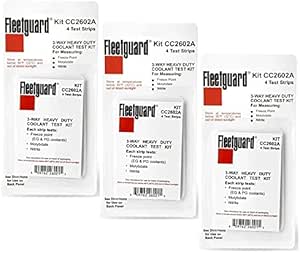 Amazon.com: CC2602A Fleetguard Coolant Analysis (Pack of 3) : Automotive
