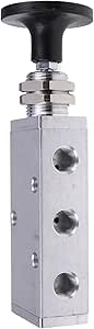 Amazon.com: Fakojer 4-Way 5 Port 2 Position Push/Pull Valve 320121 ...