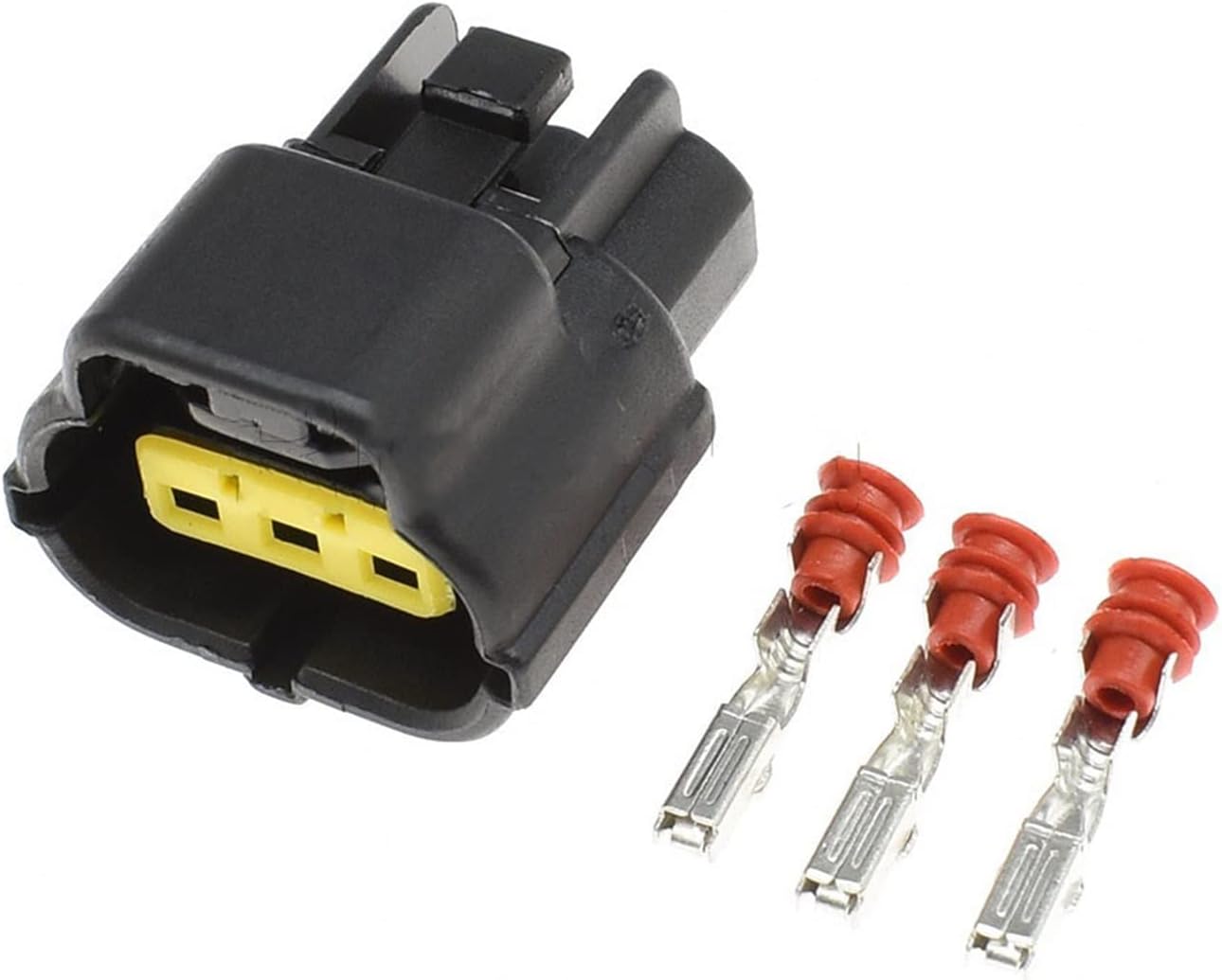 Amazon.co.jp: Qingqing Store 1-20セット3ウェイ雌男性自動電気防水デンソーコネクタ174359-2 ...
