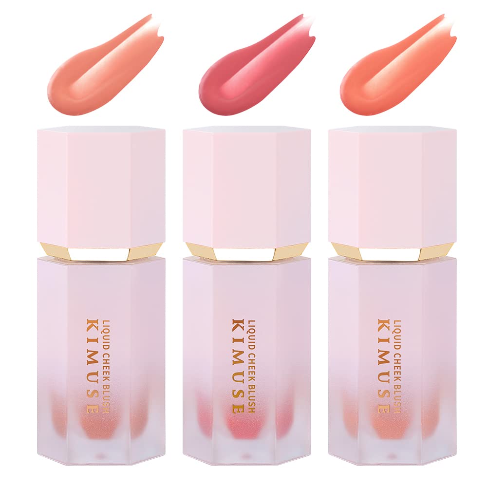 Buy KIMUSE Soft Pinch Gel-Cream Blush Trio, Liquid Blush for Cheeks ...