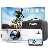 Mini Projector, WiMiUS 5G WiFi Bluetooth Portable Projector Full HD ...