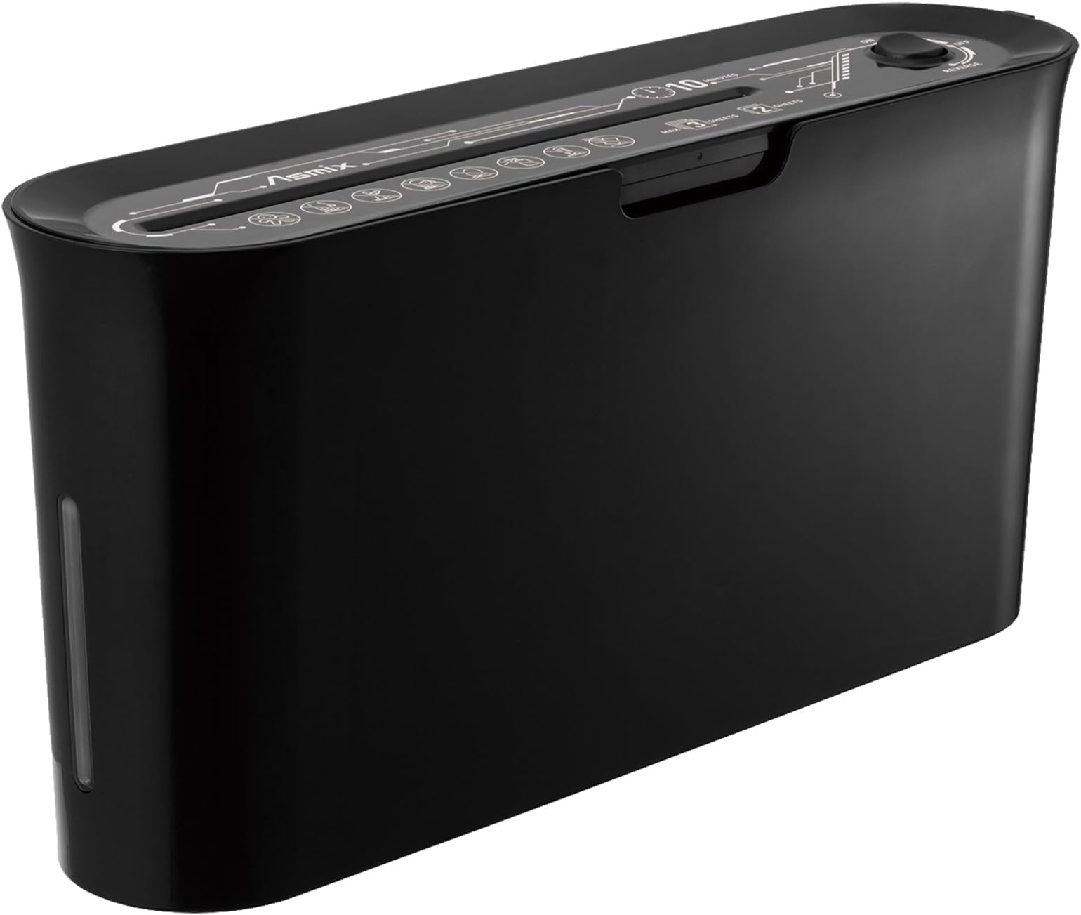 Amazon | アスカ Asmix A4卓上シュレッダー B05W 白 | 電動シュレッダー | 文房具・オフィス用品