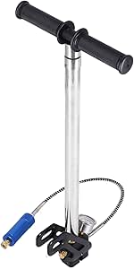 Amazon.com : 4 Stage High Pressure Stainless Steel Hand Pump for Air ...